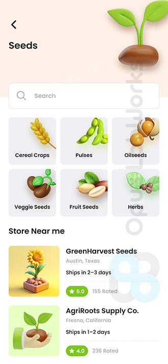 eCommerce App UI | Complete Farming Solutions | All-in-1 Agriculture App UI | FIGMA | Farmer App ...
